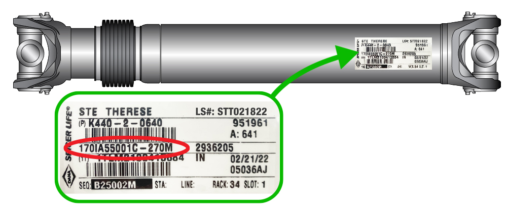 Dana EZ-ID | Part Number Identification – Dana Aftermarket