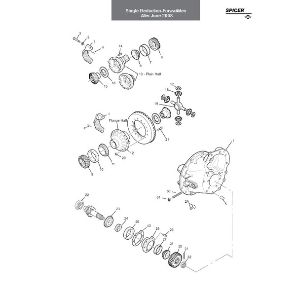 Spicer - DS404-(P) - Differential Carrier
