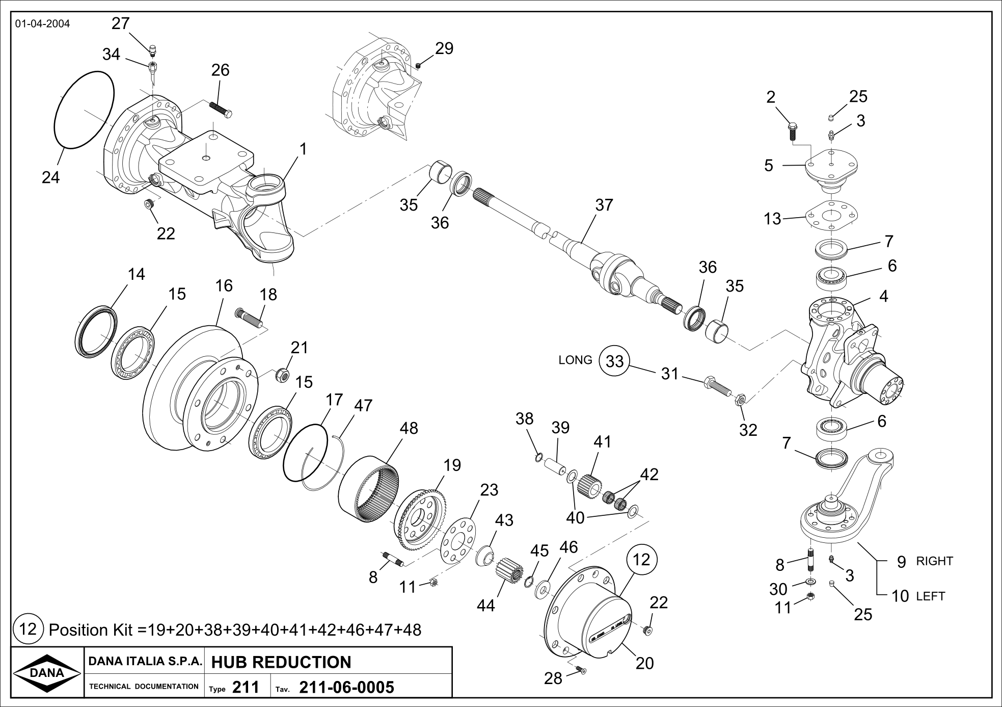 Spicer - 211/202 - Complete Assembly